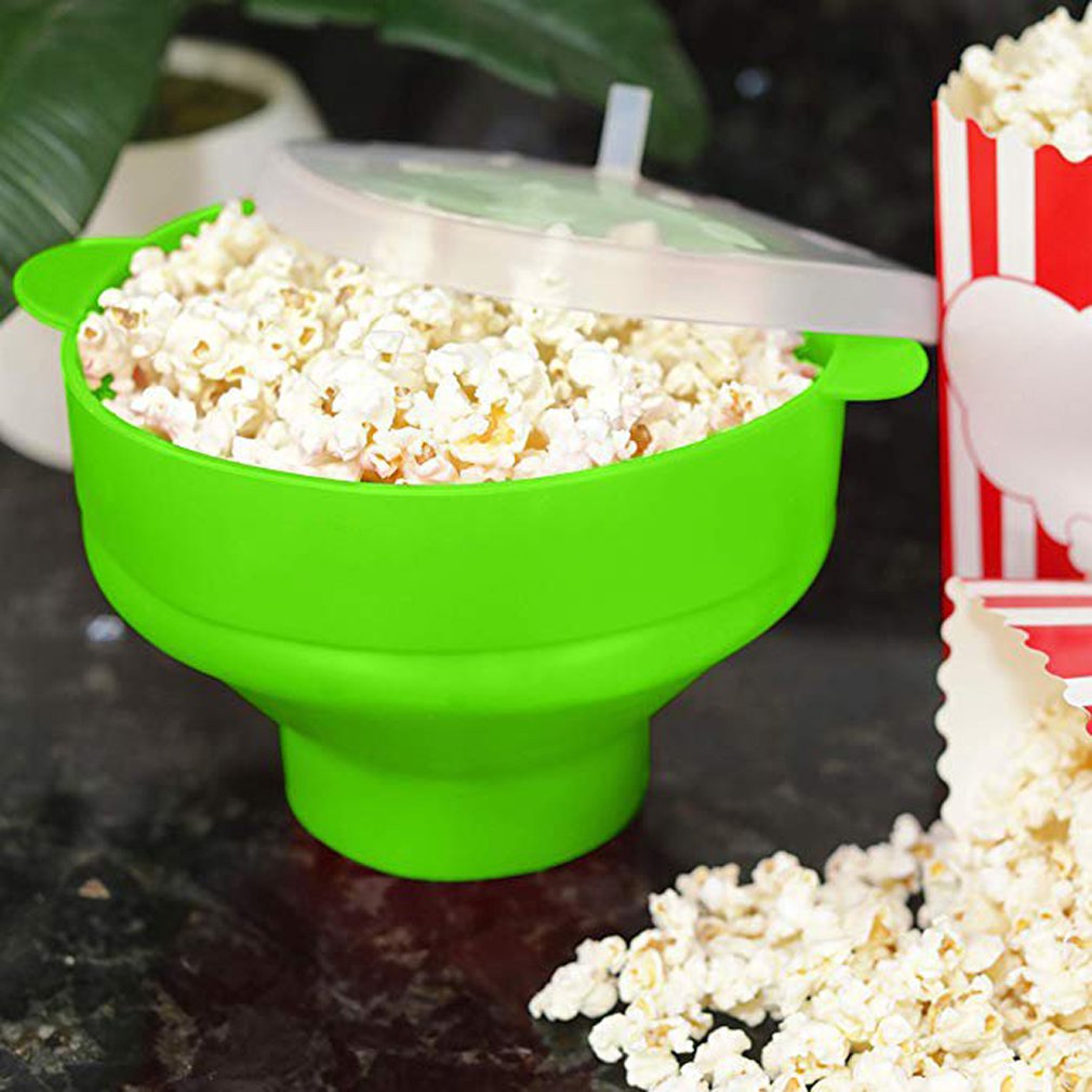 Bol à Popcorn en Silicone pour four à micro-ondes,... – Grandado