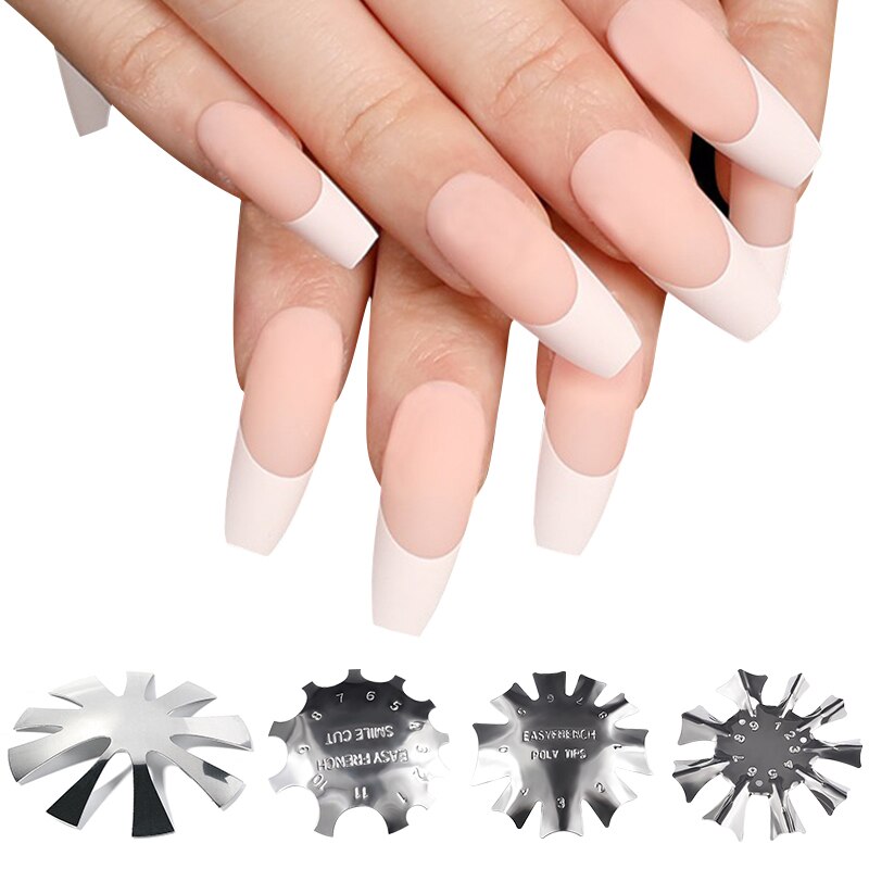 Pro 9 Sizes Easy French Smile Cut V Line almond sh... – Vicedeal