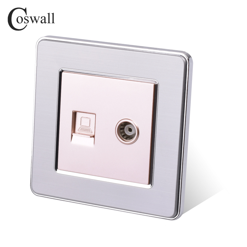 COSWALL RJ45 Internet Data Computer Jack CAT5E Con... – Vicedeal