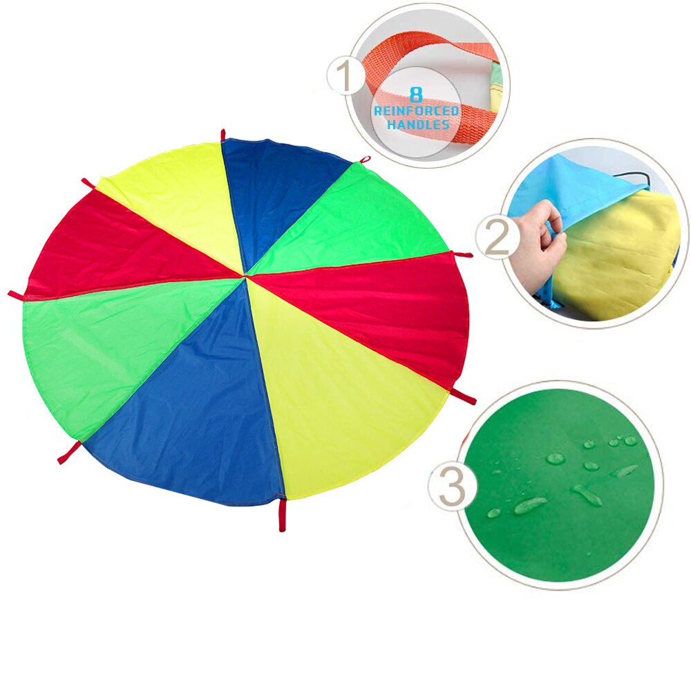 Parachute Play Toy With Handles Outdoor Team Game ... – Vicedeal