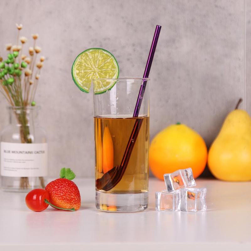 2 in 1 Reusable Drinking Straws Stainless Steel Co... – Grandado