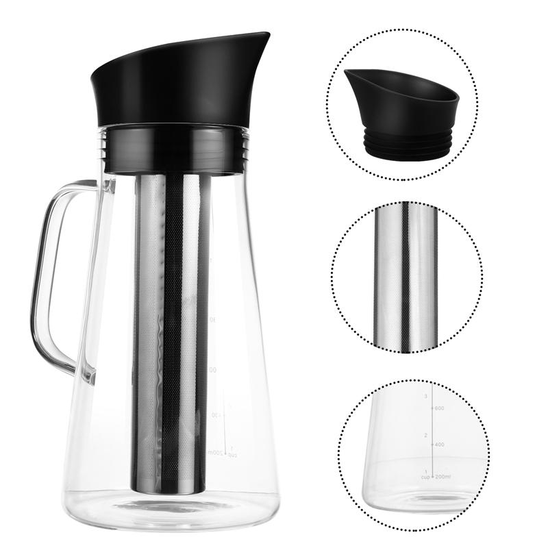 Kitchen Cold Brew Coffee Pot Large Capacity Water ... – Vicedeal