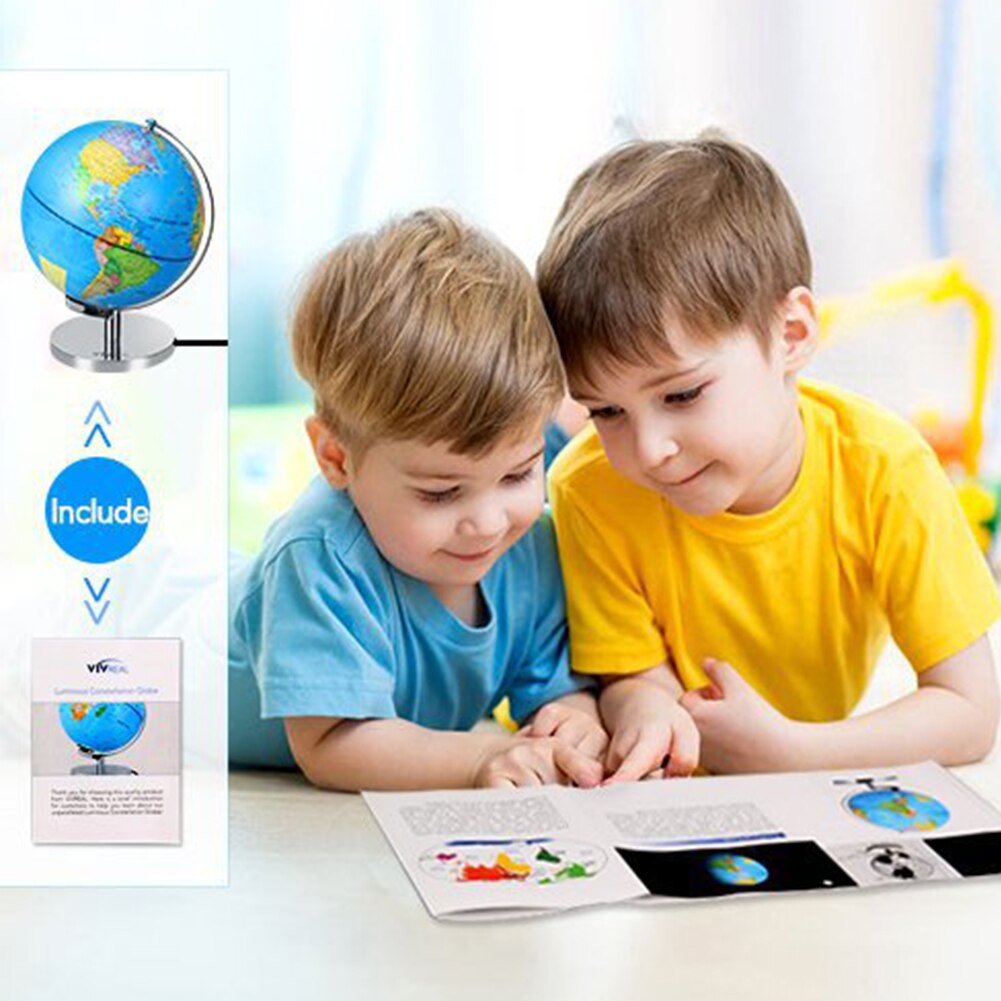 Earth Globe USB Powered Miniatures Home Office Geo... – Vicedeal