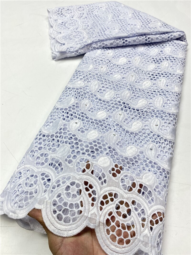 Pure White Swiss Voile Lace In Switzerland Eyelet ... – Vicedeal