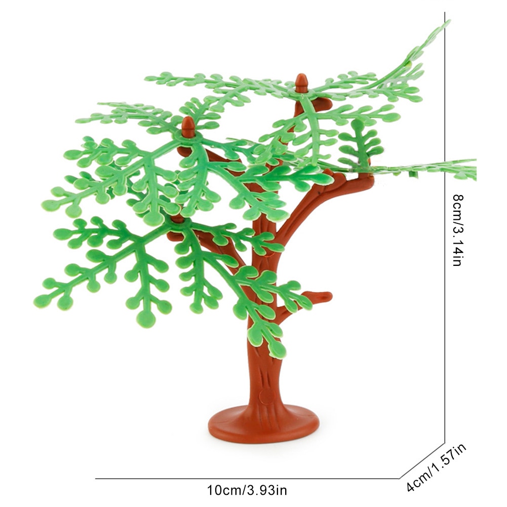 10Pcs Educational Simulated Tree World Models Kids... – Grandado