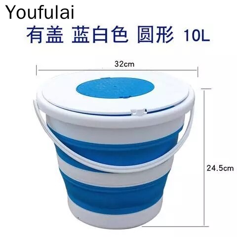 10L/5L Fishing Bucket with Lids Kitchen Items Car ... – Grandado