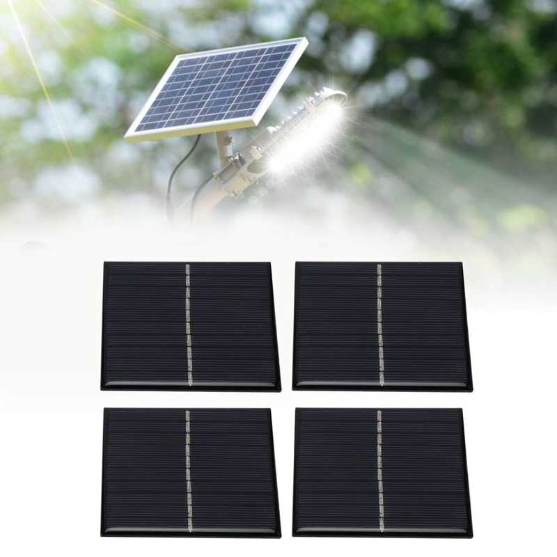 Solar Panel System 4Pcs Mini 0.8W 5V Solar Panel M... – Grandado
