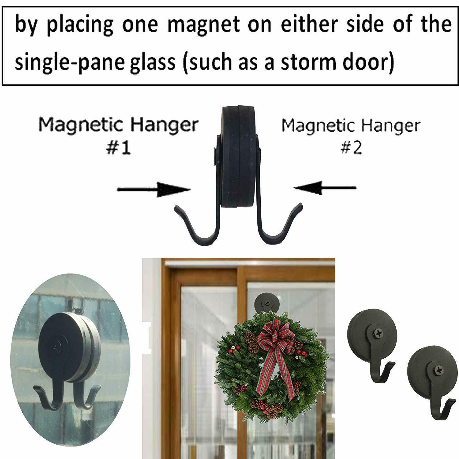 Magnetic Wreath Hanger Holder－Secures Wreaths and ... – Vicedeal