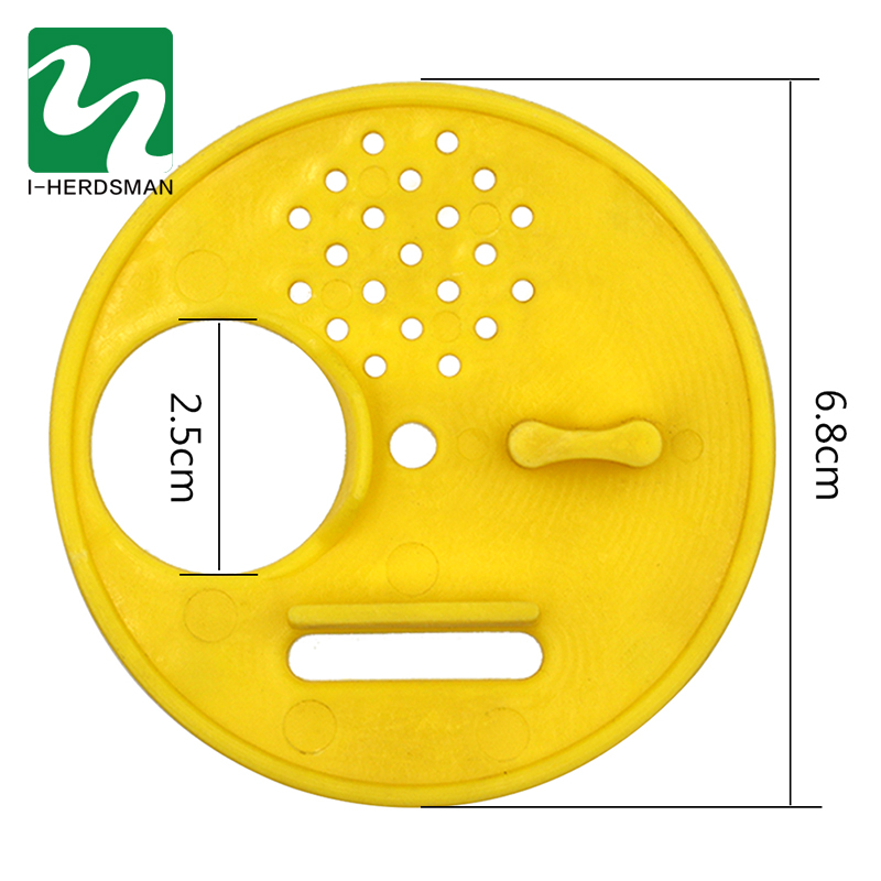12 Pcs Yellow Round Beehives Nest Door Vent Beehiv... – Grandado
