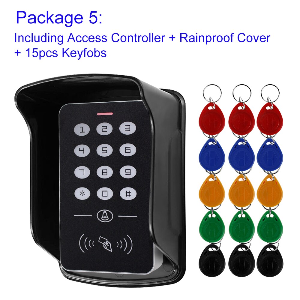 RFID Access Control Keypad Waterproof Cover Rainproof Outdoor RFID ...