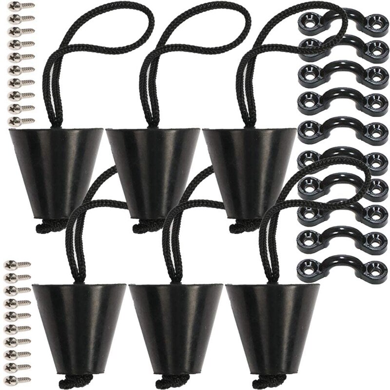 6PCS Universal Kayak Scupper Plug Kit, Kayak Scupp... – Grandado