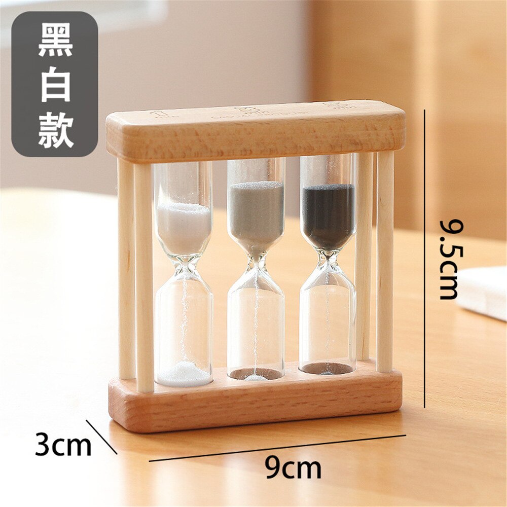 1/3/5 Minute Wooden Sand Glass Hourglass Timer Clo... – Vicedeal