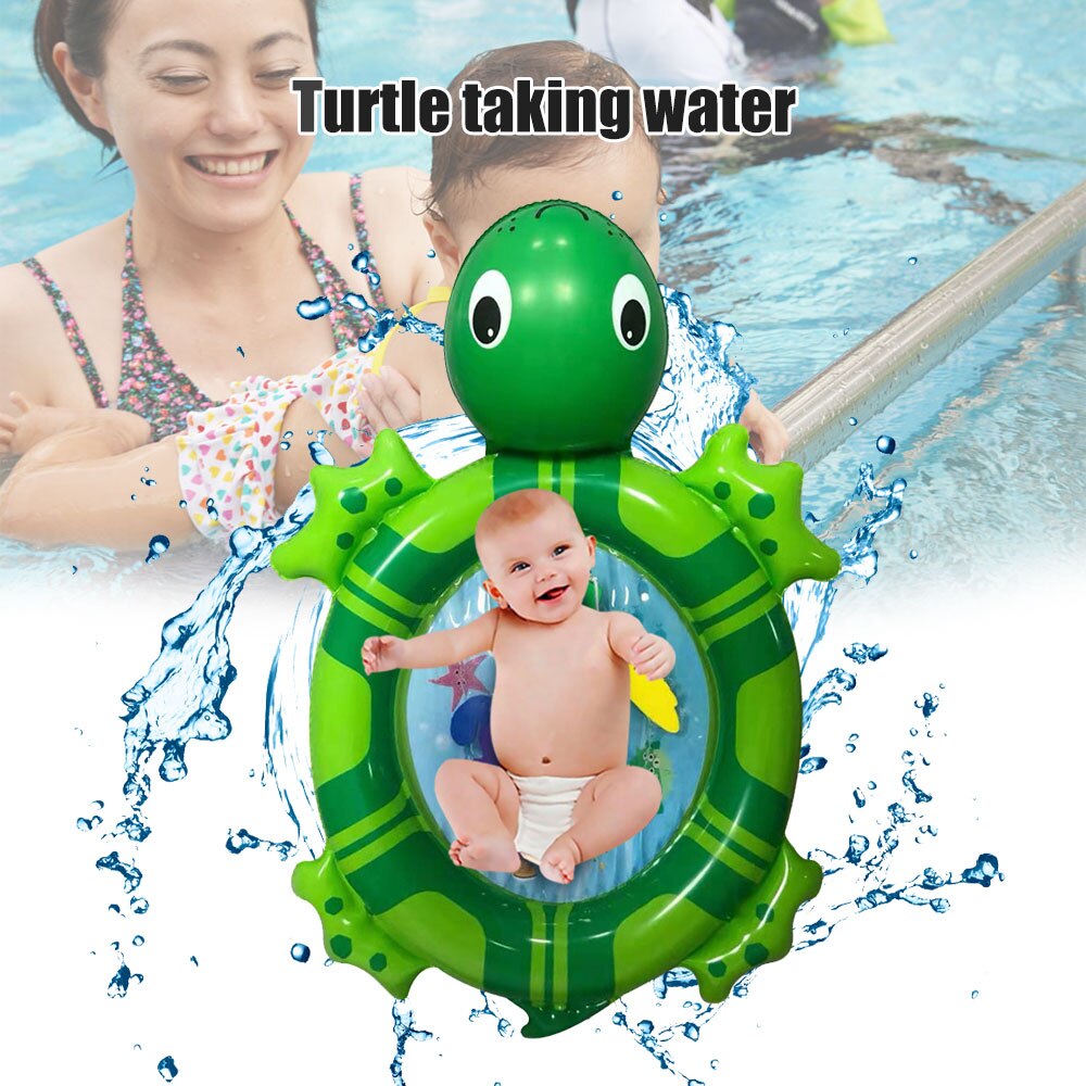 Colchoneta de agua inflable con forma de tortuga m... – Grandado