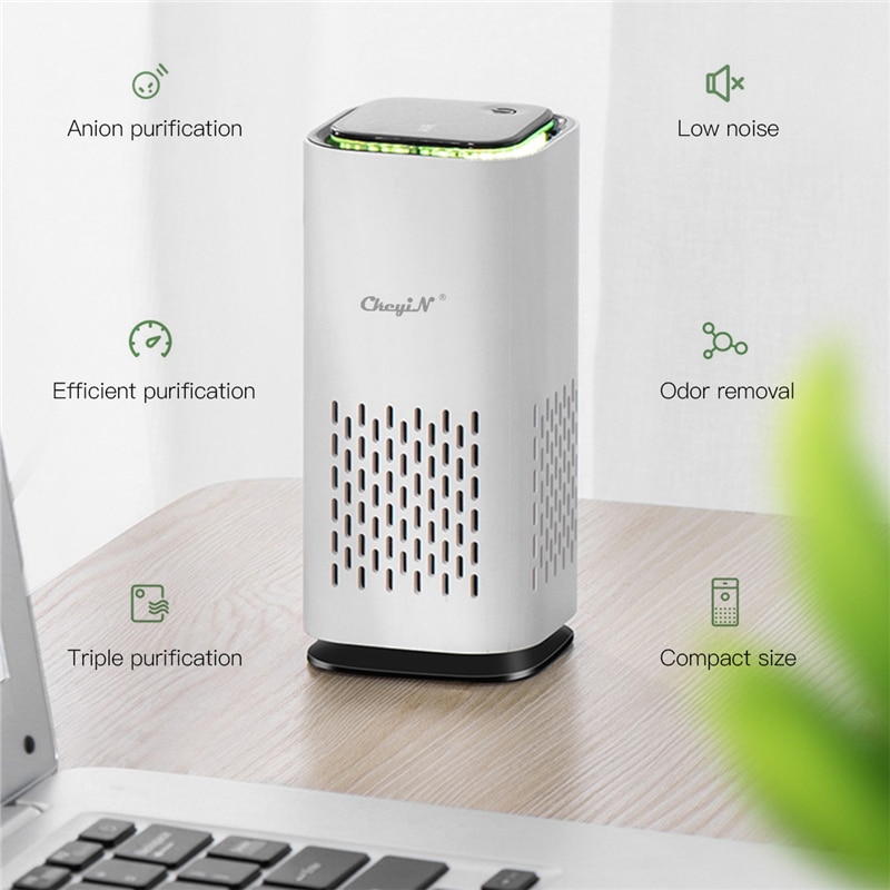 Mini Ozone Generator Deodorizer Air Purifier USB R... – Grandado