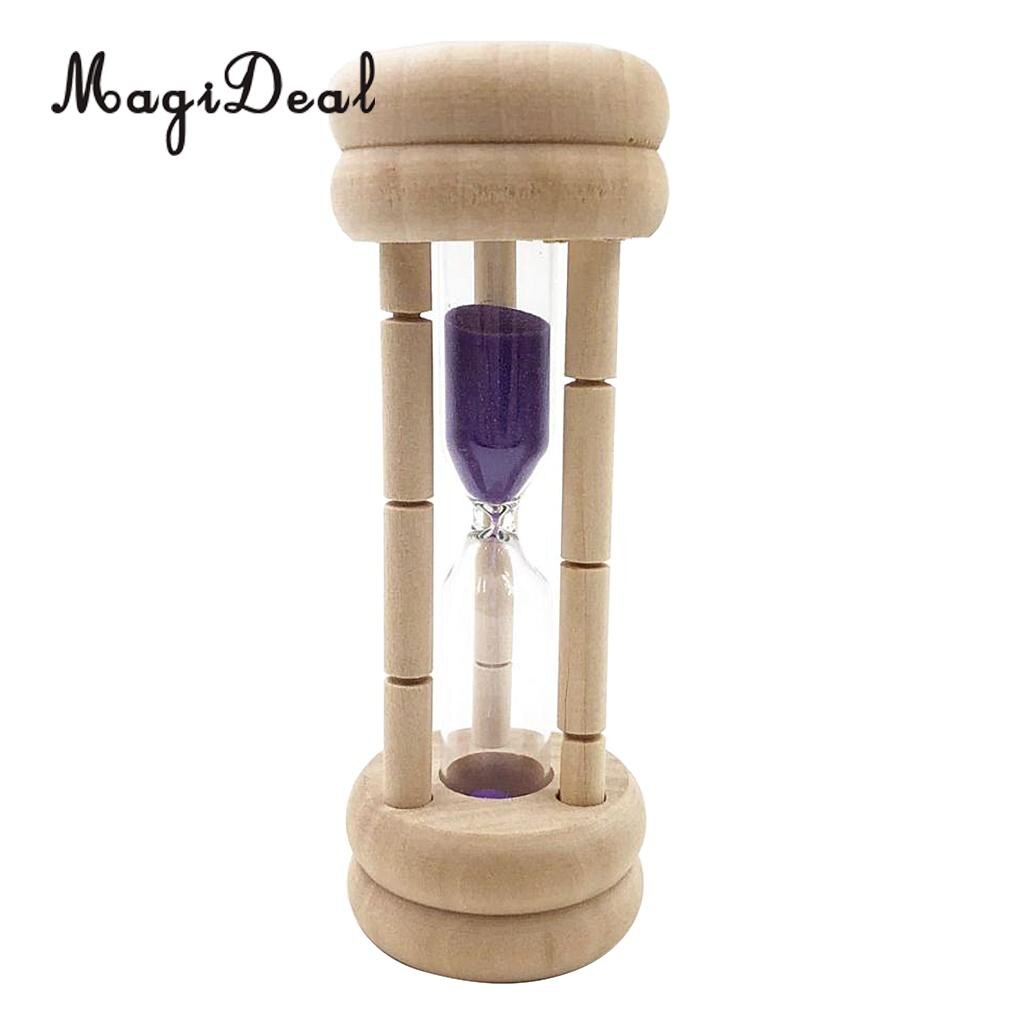 MagiDeal 3 Minute Wooden Stand Sand Timer Hourglas... – Vicedeal
