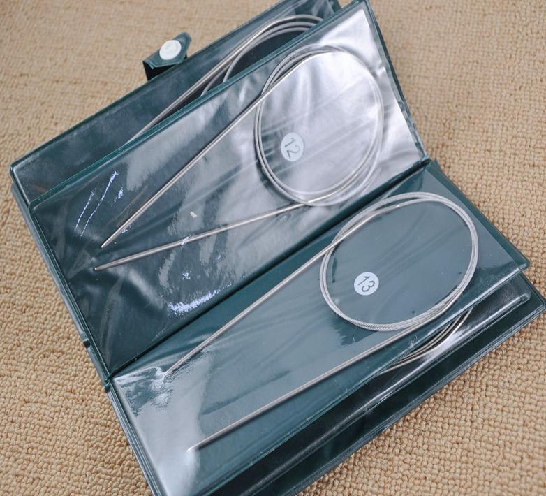 11 Size 80cm Length Stainless Ring Needle Knitting... – Grandado