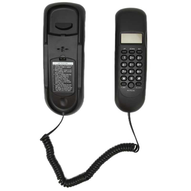 Home Landline Phone Wall Mounted Telephone Corded ... – Grandado