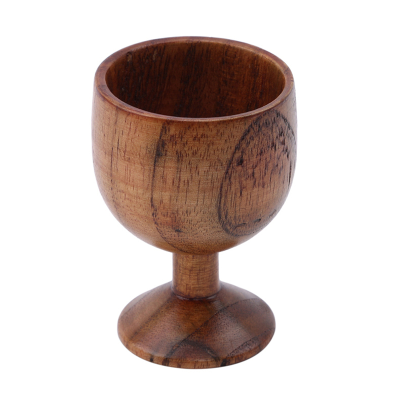 Wooden Wine Glass Solid Wood Jujube Wine Glass Hig... – Grandado
