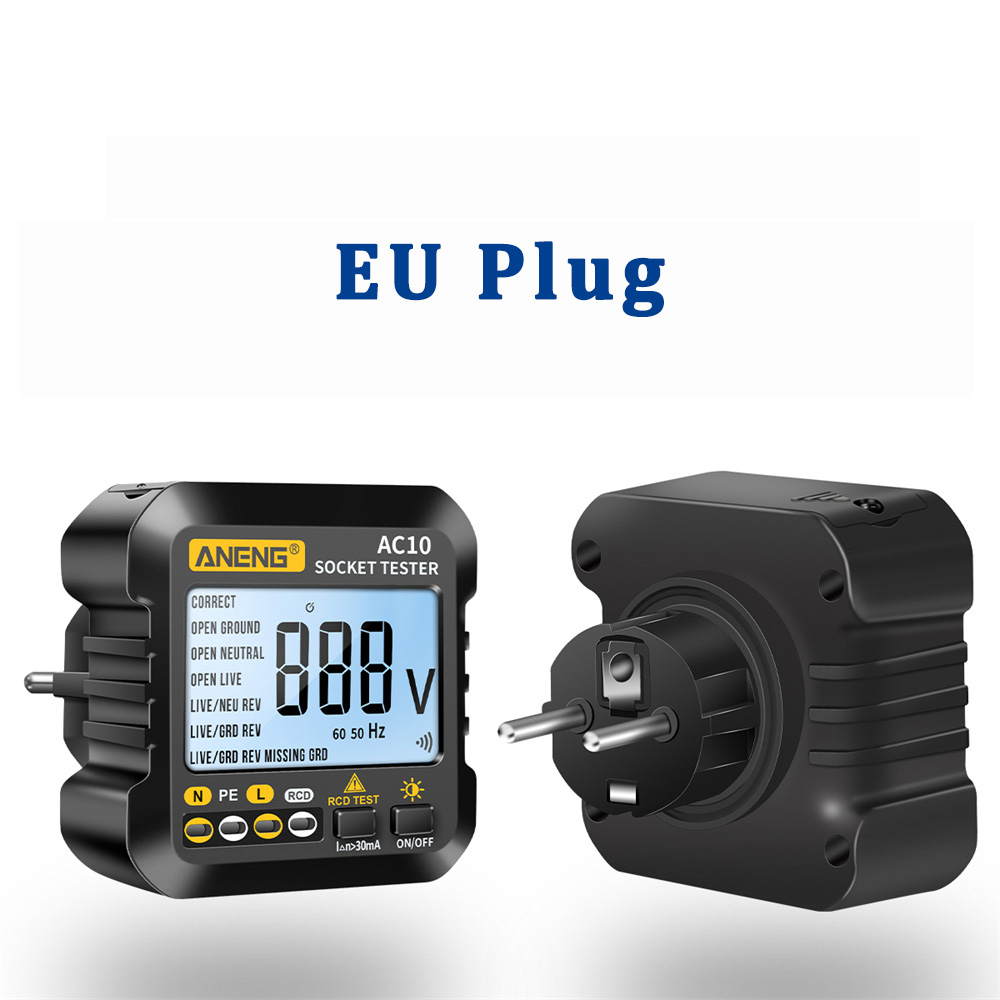 Aneng Ac10 Socket Tester Plug Detector Nul Vuur Li... – Grandado