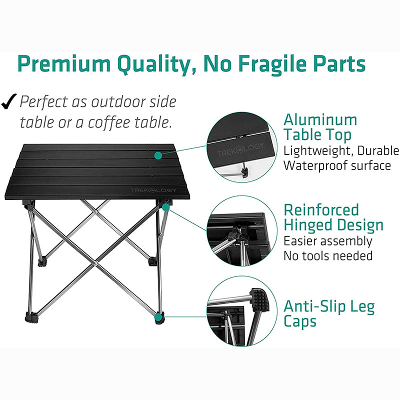 Small Folding Camping Table Portable Beach Table C... – Vicedeal