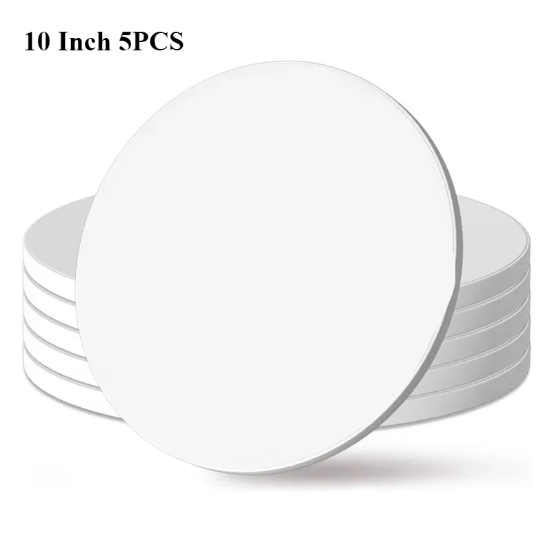 5PCS Sturdy 10 Inch Round Cake Base Boards Smooth ... – Grandado
