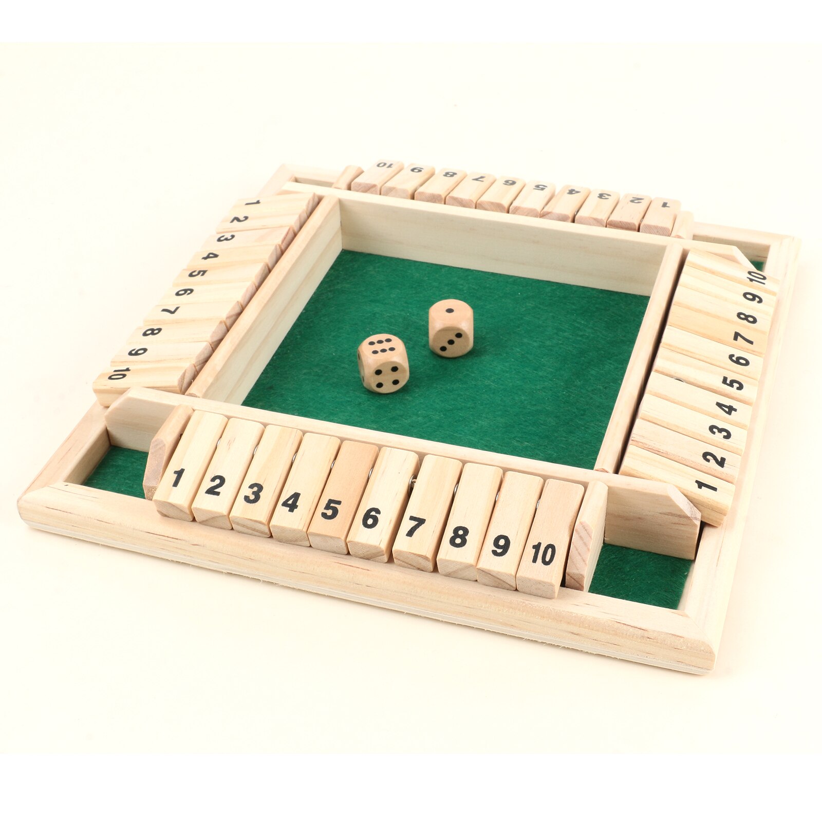Four-person Digital Colorful Dice Shut The Box Boa... – Grandado