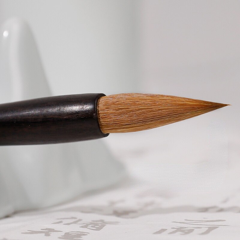 Chinese Calligraphy Brush Ebony Weasel Hair Brush ... – Vicedeal