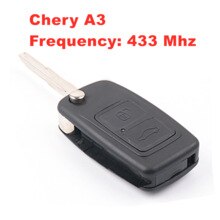 For Chery A3 remote key without transponder chip 4... – Grandado