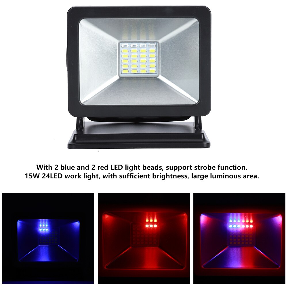 15W LED Emergency Light USB Power Rechargeable 3 L... – Grandado