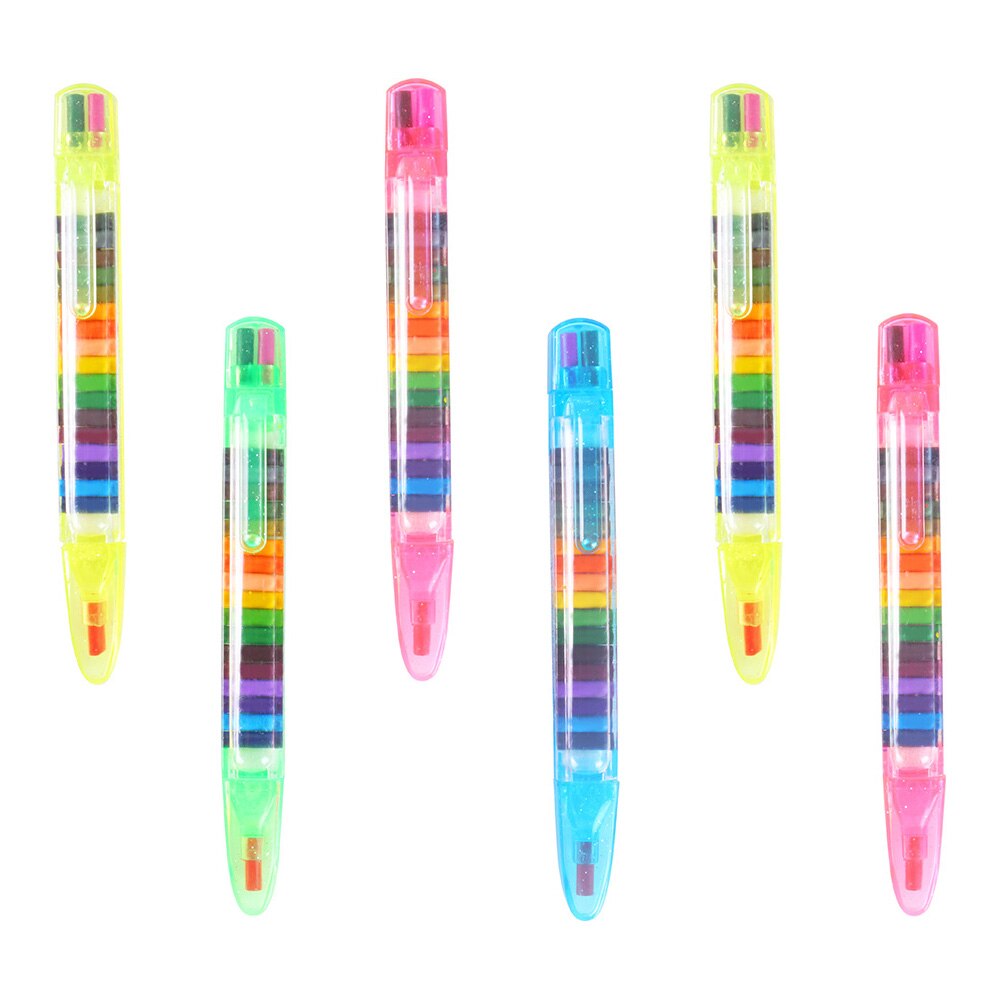6Pcs Toddler Crayons Multi-color Graffiti Crayons ... – Grandado