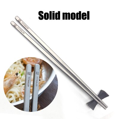 Tito pure titanium plus firkantede runde spisepind... – Grandado