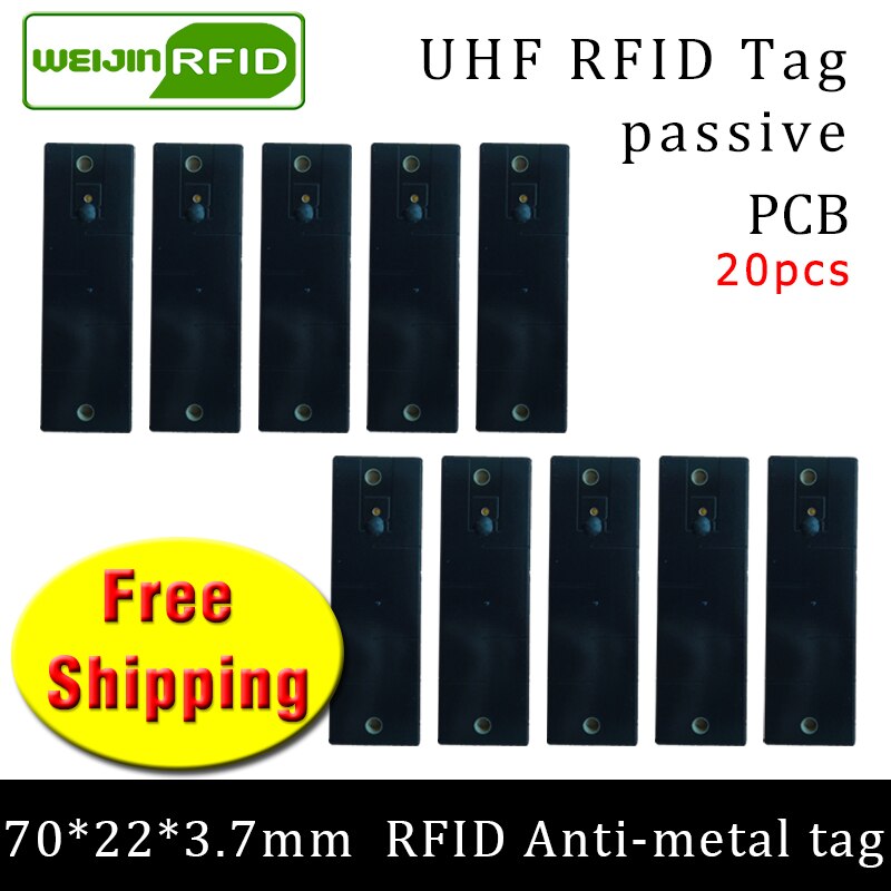 UHF RFID metal tag 915m 868m EPC 20pcs fixed-asset... – Vicedeal