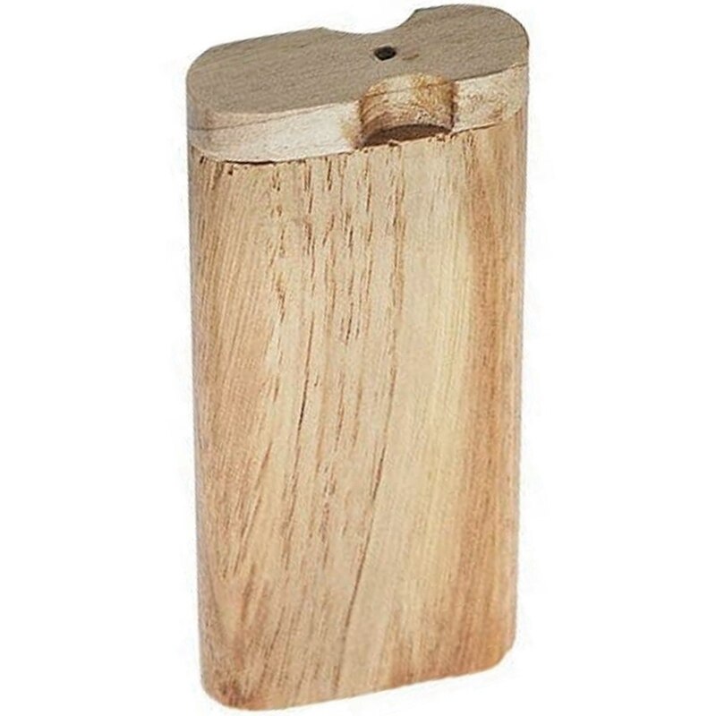 Natural Wood Stash Box Portable Stash Box with Cer... – Vicedeal