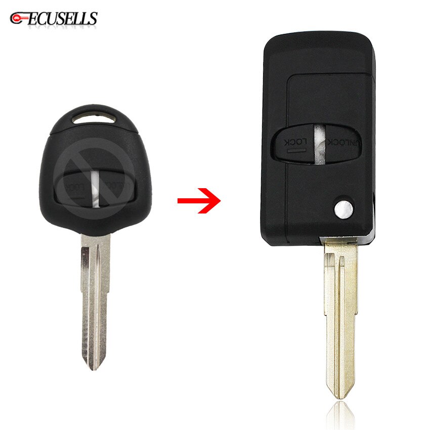 2 Button Folding Flip Remote Smart Car Key Shell C... – Vicedeal