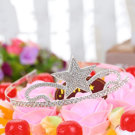Crystal Rhinestone Tiara Princess Crown Birthday C... – Vicedeal