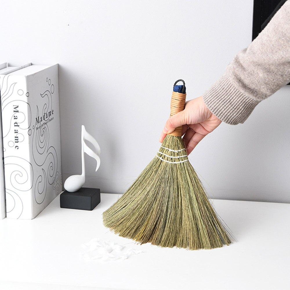 Handmade Broom with Solid Wood Handle Retro Nature... – Vicedeal