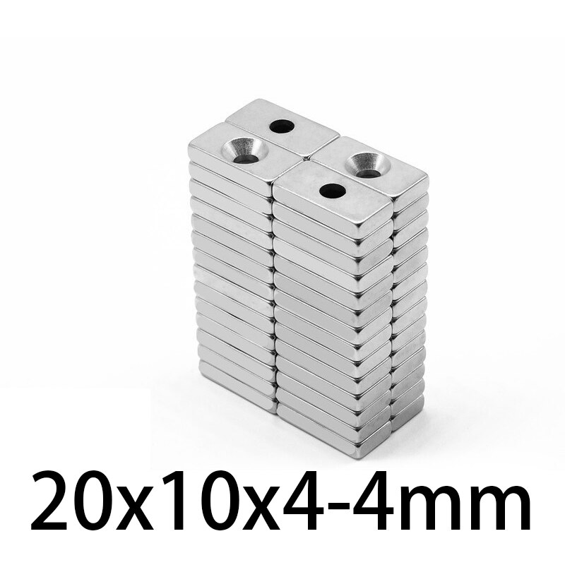 2-50Pcs 20x10x4-4mm Strong Quadrate Neodymium Magn... – Grandado