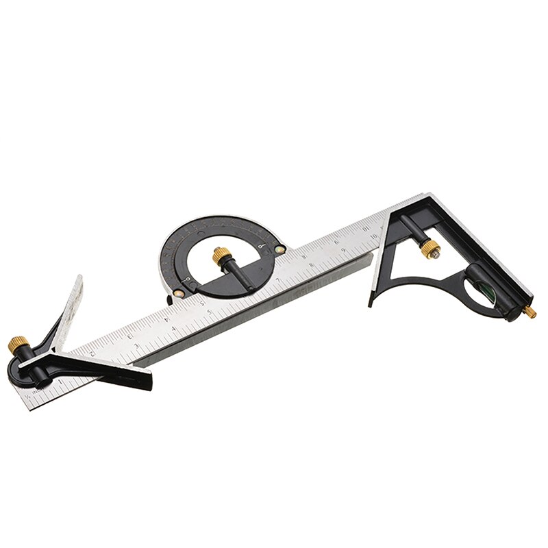 1pc 12" Combination Measuring Ruler Tri- Squa... – Grandado