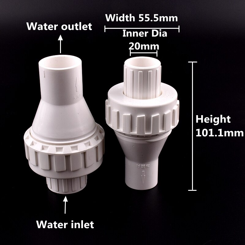 20/25/32mm ID PVC Belt spring One Way Non Return C... – Grandado