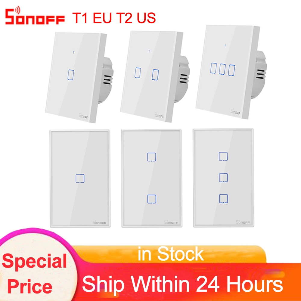 Sonoff Tx T1 Eu T2 Ons 1 2 3 Gang Wifi Schakelaar ... – Vicedeal Sonoff Tx T1 Eu T2 Ons 1 2 3 Gang Wifi Schakelaar ... – Vicedeal
