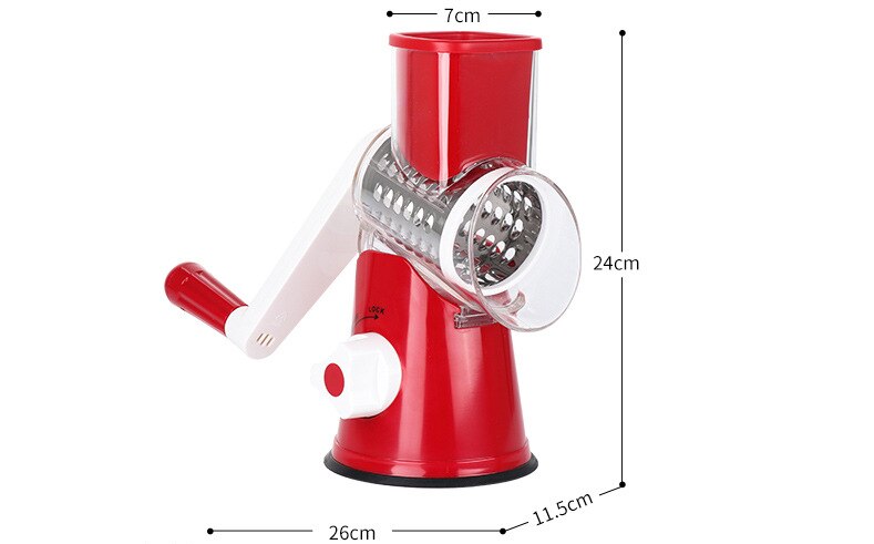 Vegetable Cutter Round Slicer Graters Potato Carro... – Vicedeal