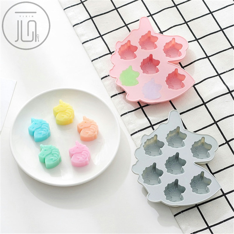 1PCS 3D Eenhoorn Siliconen Mal Taart Chocolate Can... – Vicedeal