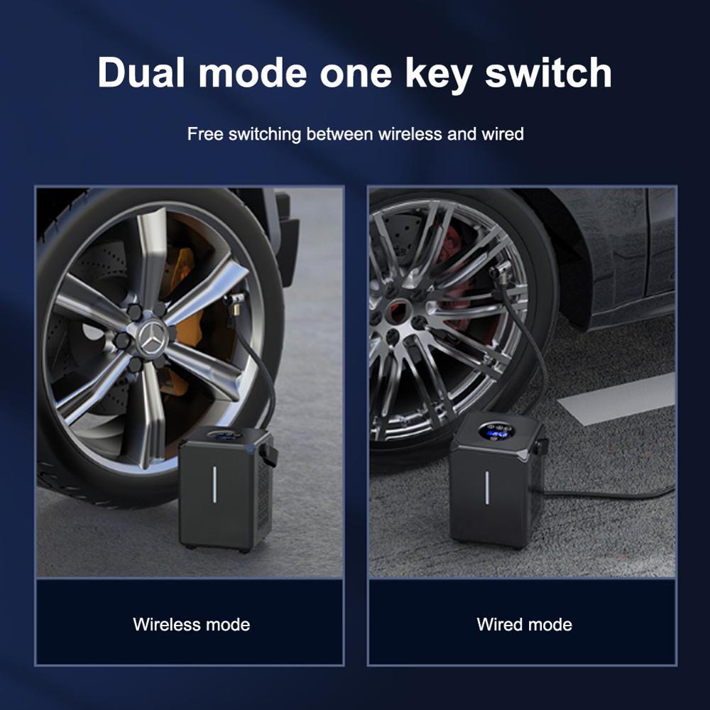 Portable Air Compressor 2 in 1 6000mAh 30L 12V 120... – Grandado