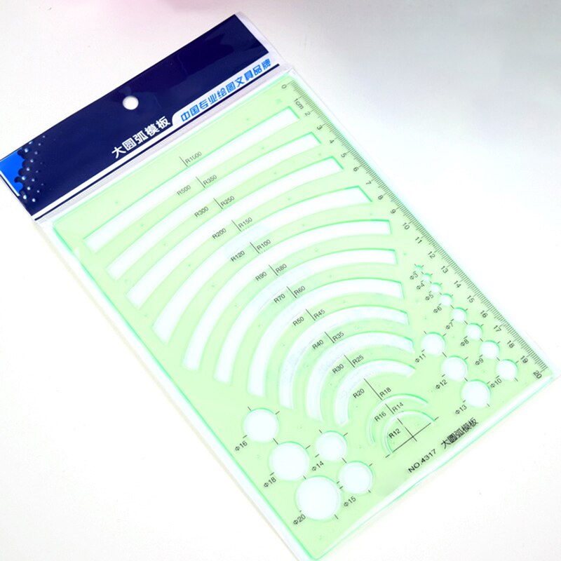 Large Arc Template Ruler Ellipse Template Geometri... – Vicedeal