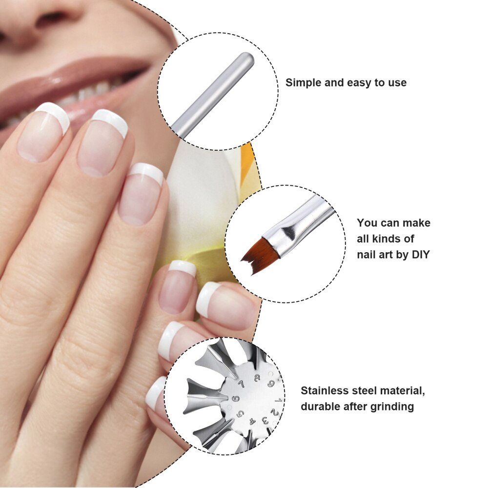 8pcs DIY Acrylic Nail Making Template Manicure Edg... – Grandado