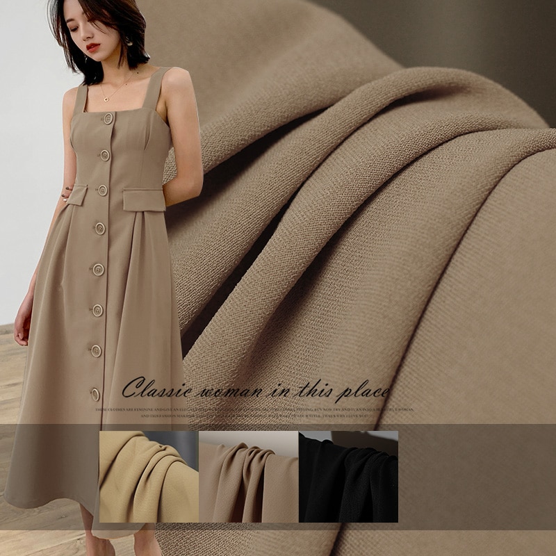 La tela de doble cubierta Crepe de Chine 100% algo... – Grandado