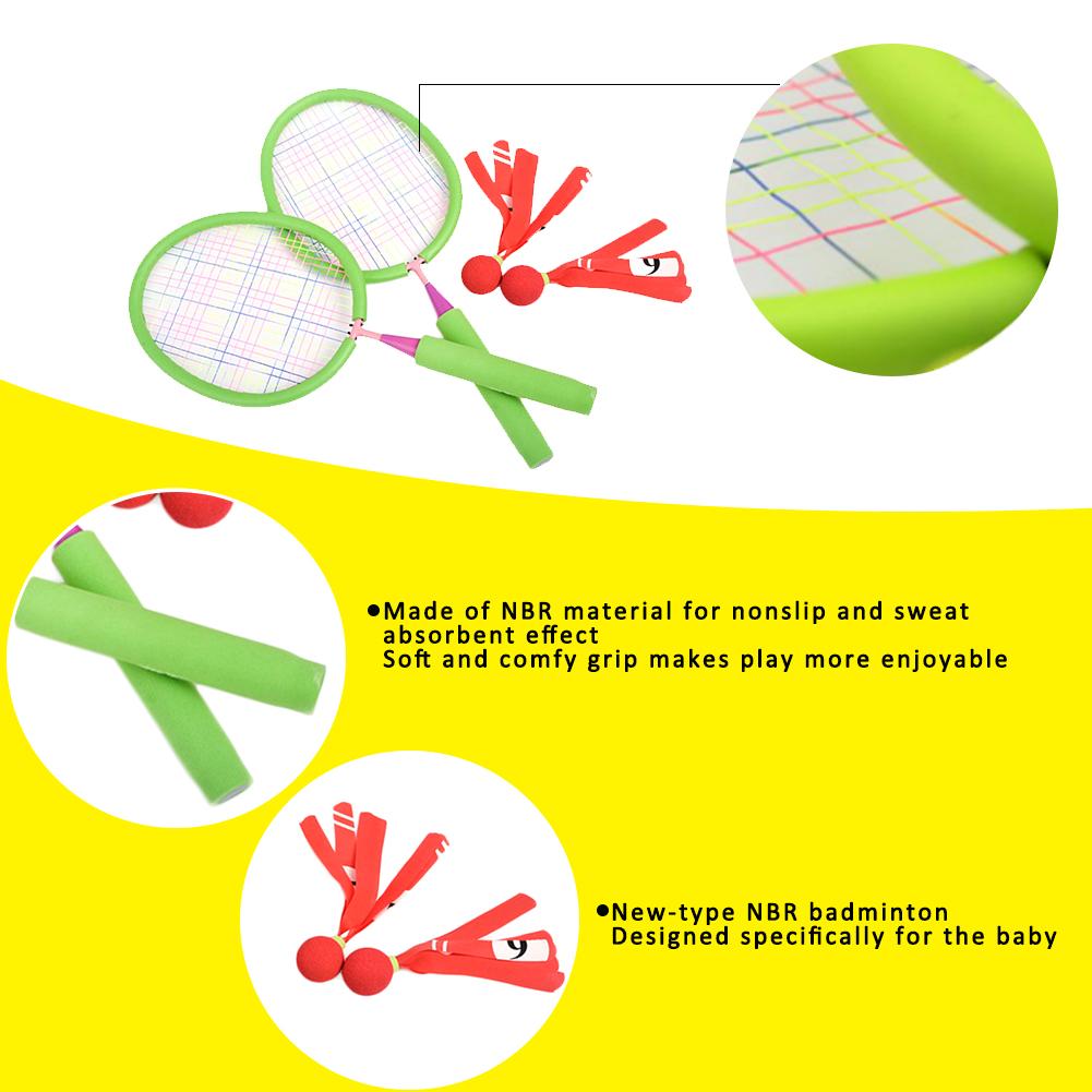 2 Player Kids Badminton Racket Set Badminton Set w... – Grandado
