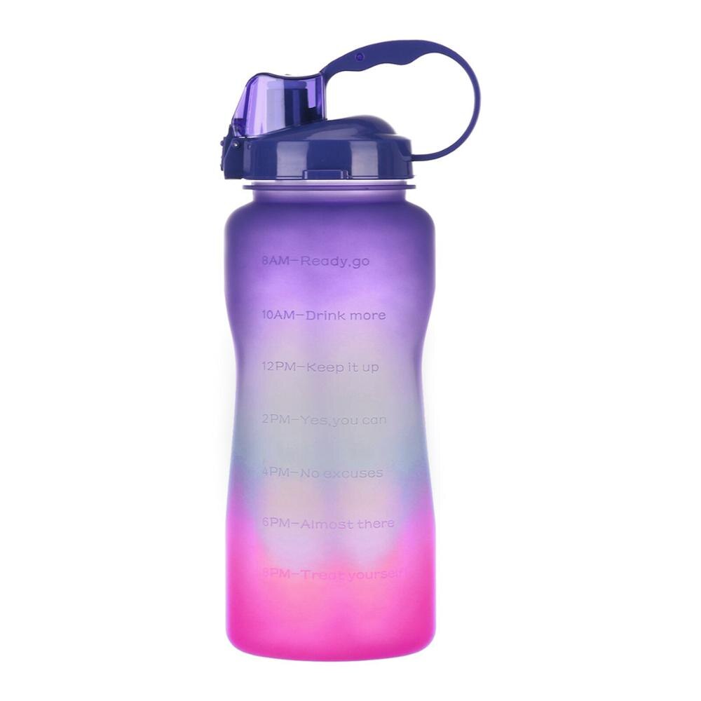 2L Botella De Agua Deportiva Gradient Color Bounce... – Grandado