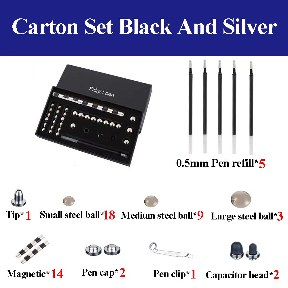 34/55Pcs/Set Magnetic Polar Pen Metal Magnet Modul... – Grandado