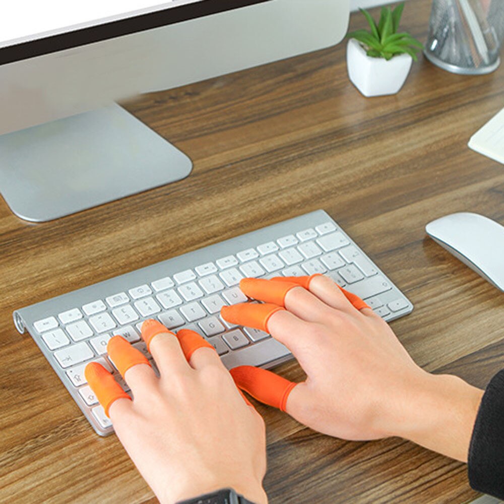 100pcs Latex Finger Golves Antiskid Rubber Finger ... – Grandado